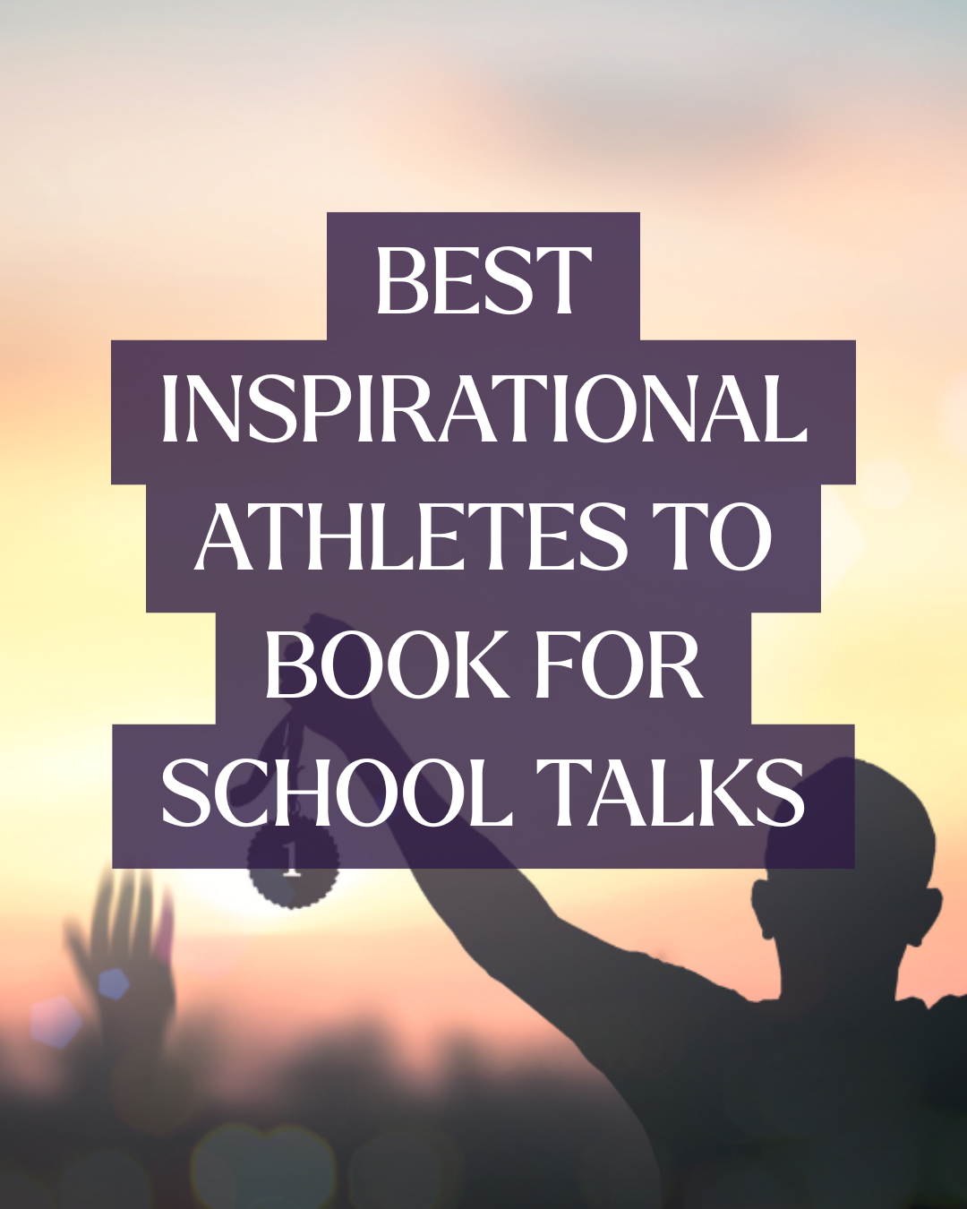 Best Inspirational Athletes to Book for School Talks - Inspirational ...